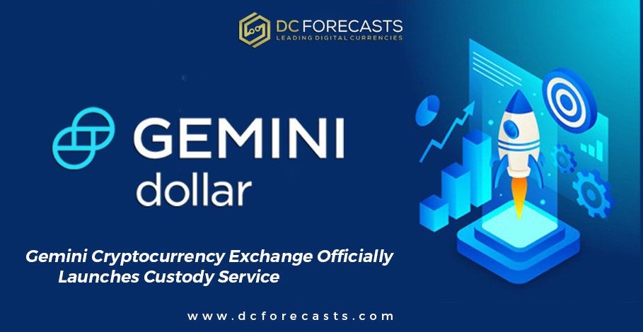 Gemini Cryptocurrency Exchange Officially Launches Custody Service