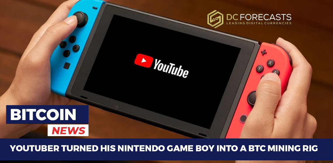 YouTuber Turned His Nintendo Game Boy Into A BTC Mining Rig