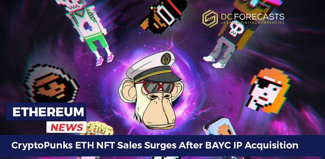 CryptoPunks ETH NFT Sales Surges After BAYC IP Acquisition